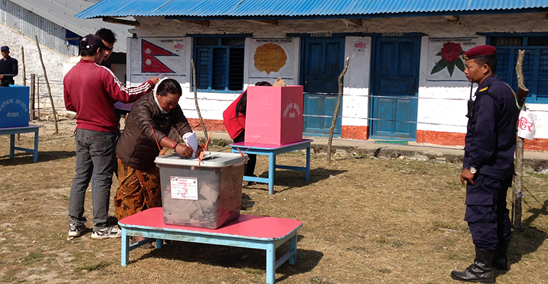 Photo Gallery: Voters in 32 Districts Cast Votes in Nepal’s Historic ...