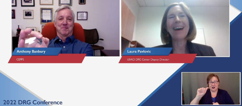 IFES President Presents Democracy Award to USAID DRG Officers Worldwide ...