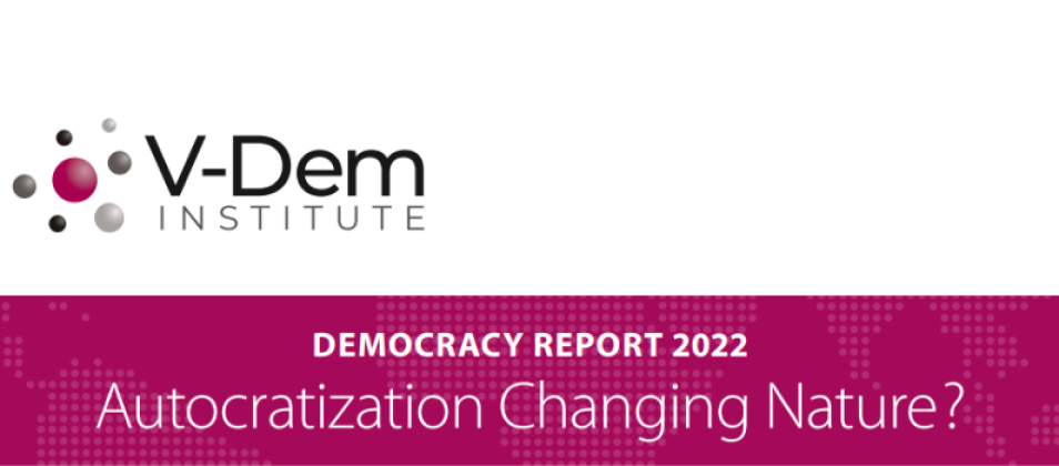 V-Dem Democracy Report 2022 Discussion | IFES - The International ... V-Dem Democracy Report 2022 Discussion | IFES - The International ...